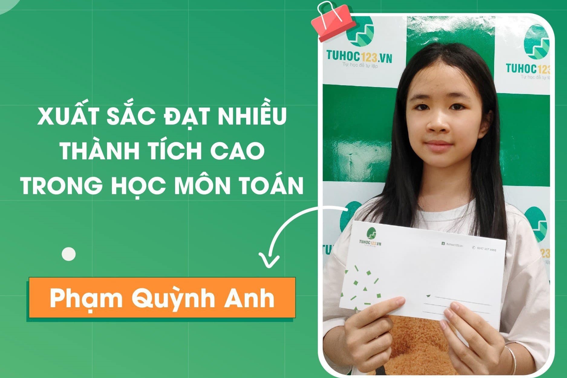 BÍ QUYẾT ĐẠT NHIỀU THÀNH TÍCH CAO MÔN TOÁN CỦA QUỲNH ANH - Tuhoc123
